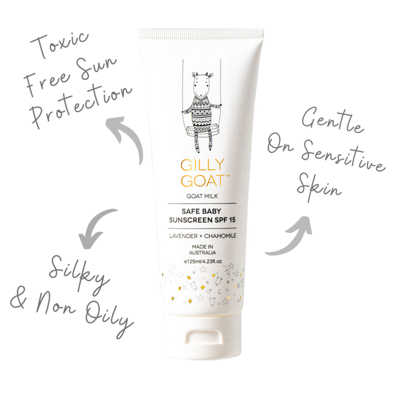 GILLY GOAT Safe Baby Sunscreen SPF 15 125ml