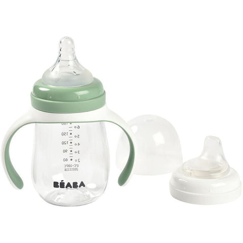 Beaba 2-in-1 Training Bottle 210ml (Assorted Colours) – Little Baby