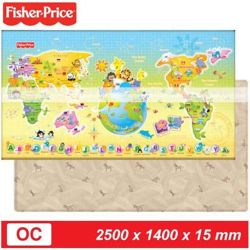 Fisher-Price Playmat - World Map (One-Cut)