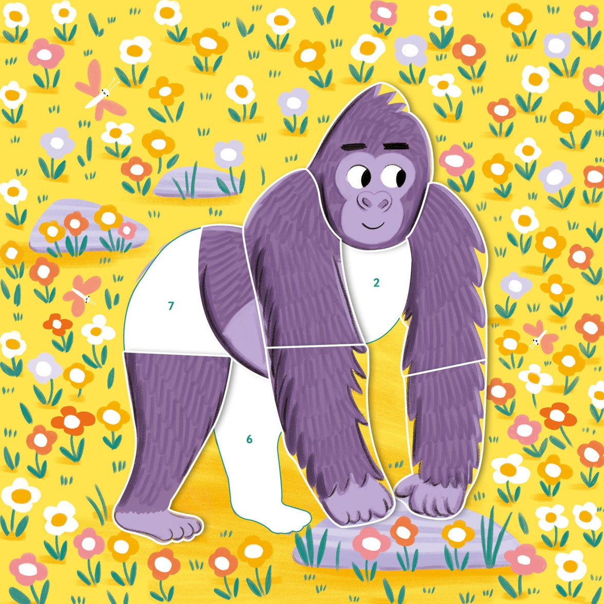 Galt Sticker By Numbers (Wild Animals)