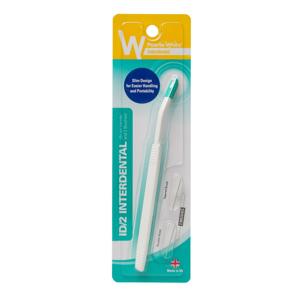 ID/2 Interdental Brush Handle with 2 Interdental Brushes